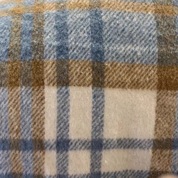 Tops | New Light Blue Plaid Flannel Shacket Shirt Jacket | Poshmark